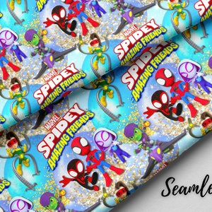 Spidey and His Amazing Friends Seamless Papers Spidey Digital - Etsy