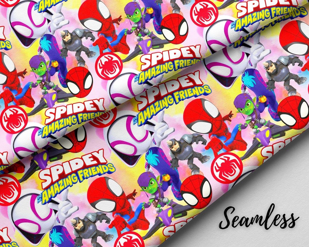 Spidey and His Amazing Friends Seamless Papers Spidey Digital - Etsy