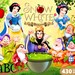 Snow White Digital Papers, Snow White Clipart, Princess Birthday Party ...