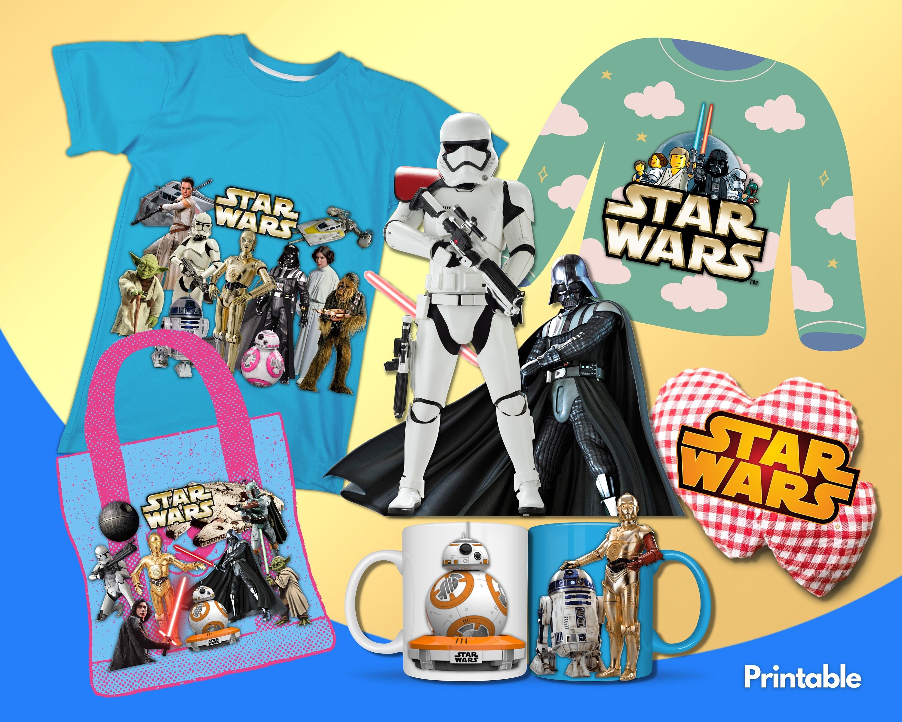 Star Wars Clipart PNG, Star Wars Posters, Squad Goal, Darth Vader, Yoda ...