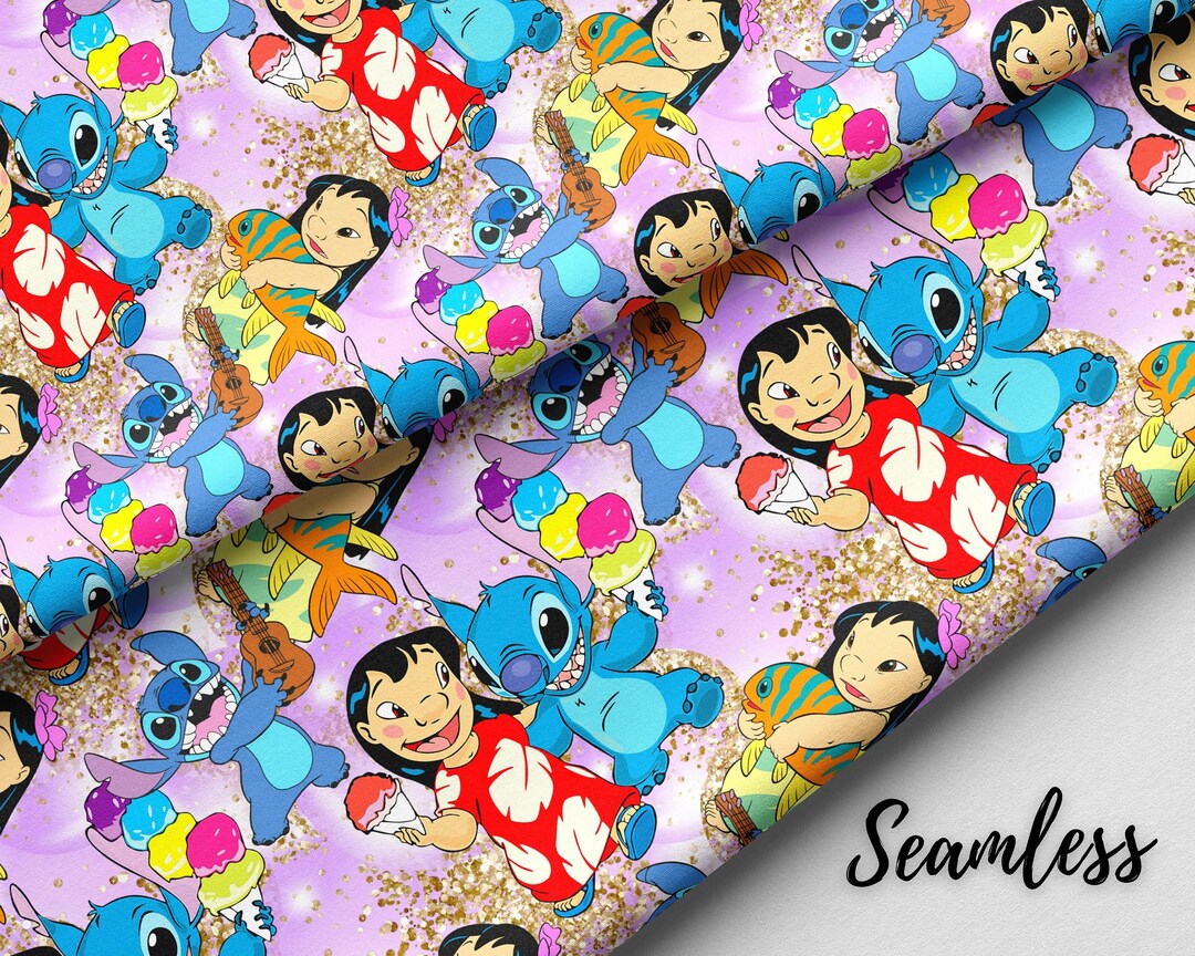 Lilo and Stitch Seamless Papers Stitch Digital Papers - Etsy