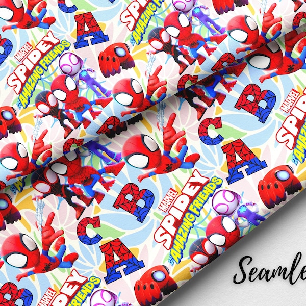 Spidey and Friends Wrapping Paper - Etsy Australia