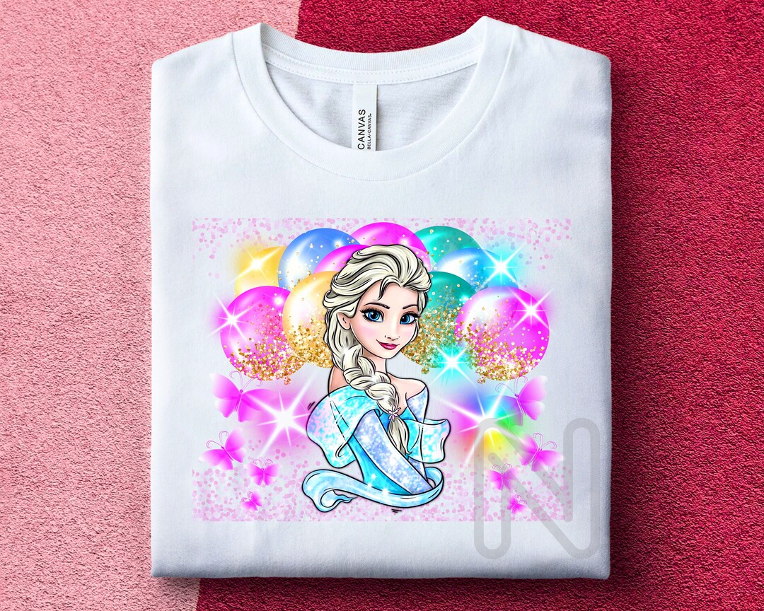 Frozen Elsa Sublimation PNG, Birthday Girl Shirt, Princess Elsa ...