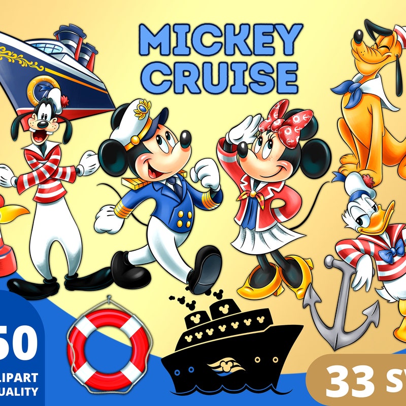Nautical Mickey Mouse - Etsy