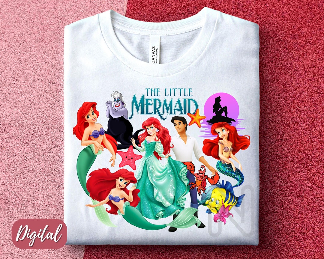 Little Mermaid Sublimation PNG Mermaid Ariel Underwater - Etsy