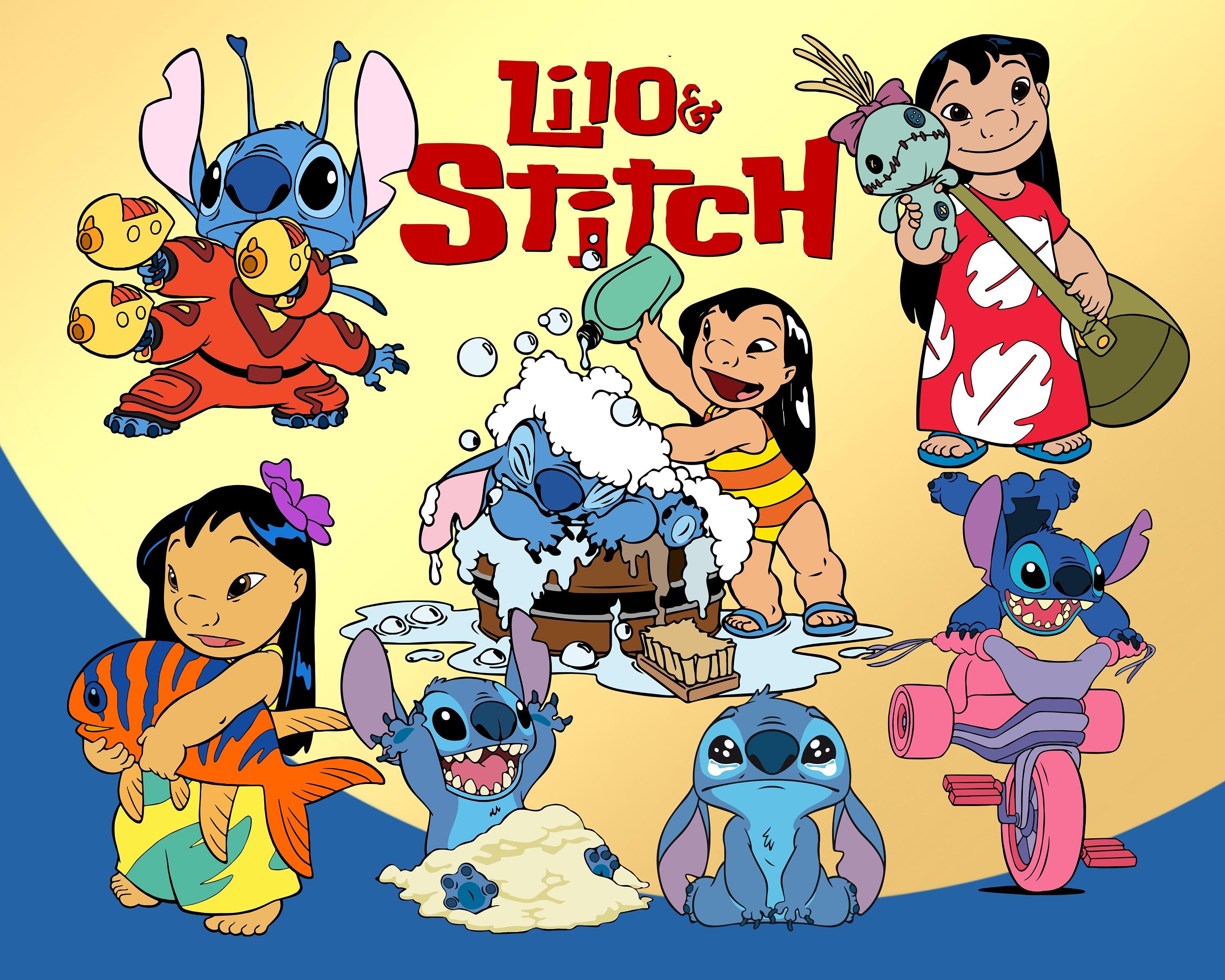 Lilo and Stitch SVG Bundle Lilo and Stitch Clipart PNG - Etsy Israel