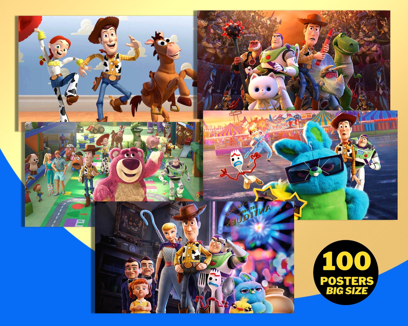 Toy Story Clipart PNG, Woody, Buzz Lightyear, Bullseye Images, Toy ...