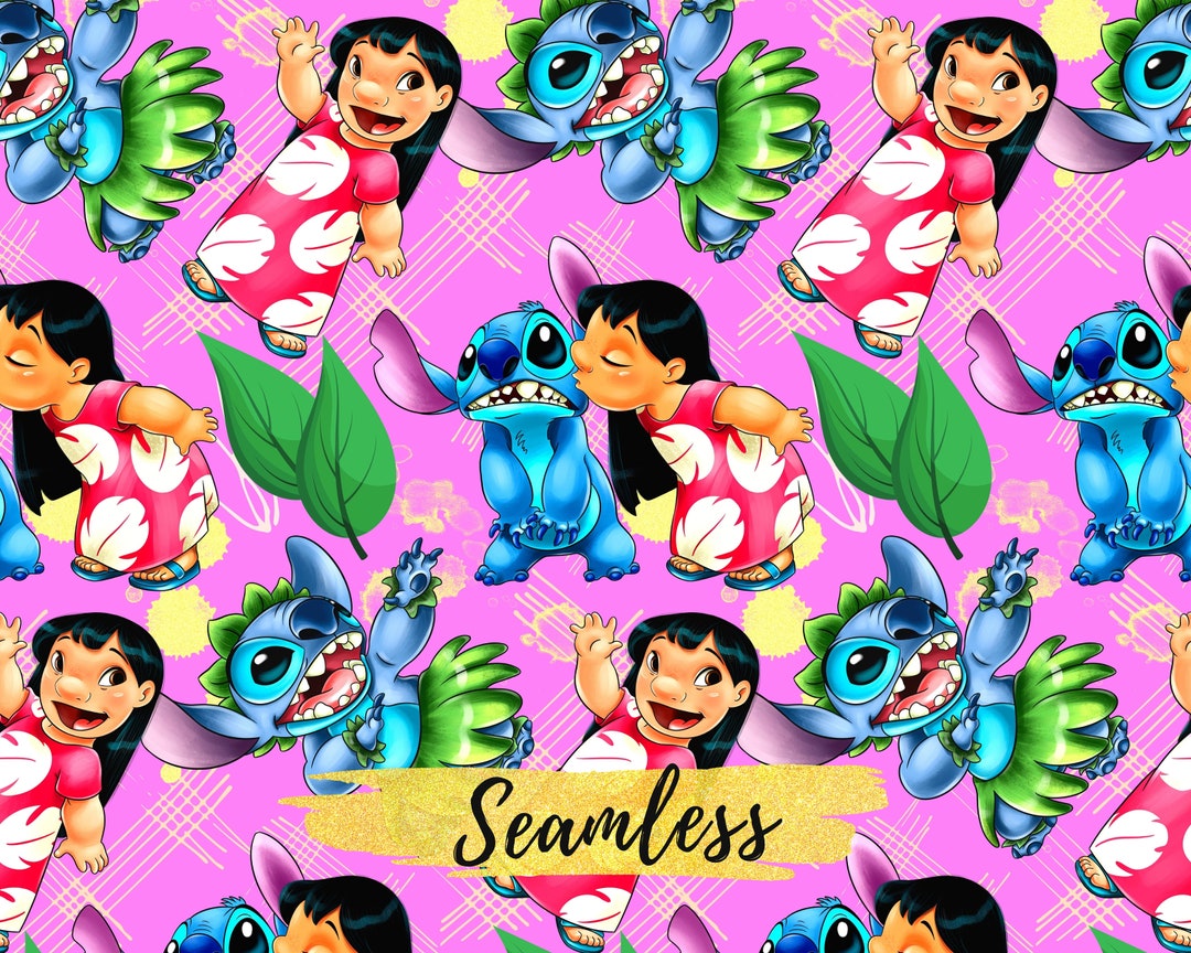 Lilo and Stitch Seamless Papers Stitch Digital Papers - Etsy