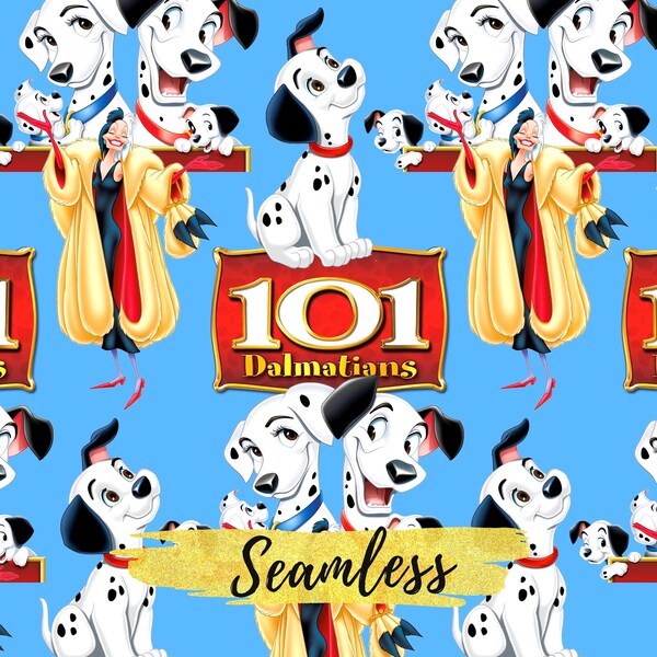 101 Dalmatians Fabric - Etsy