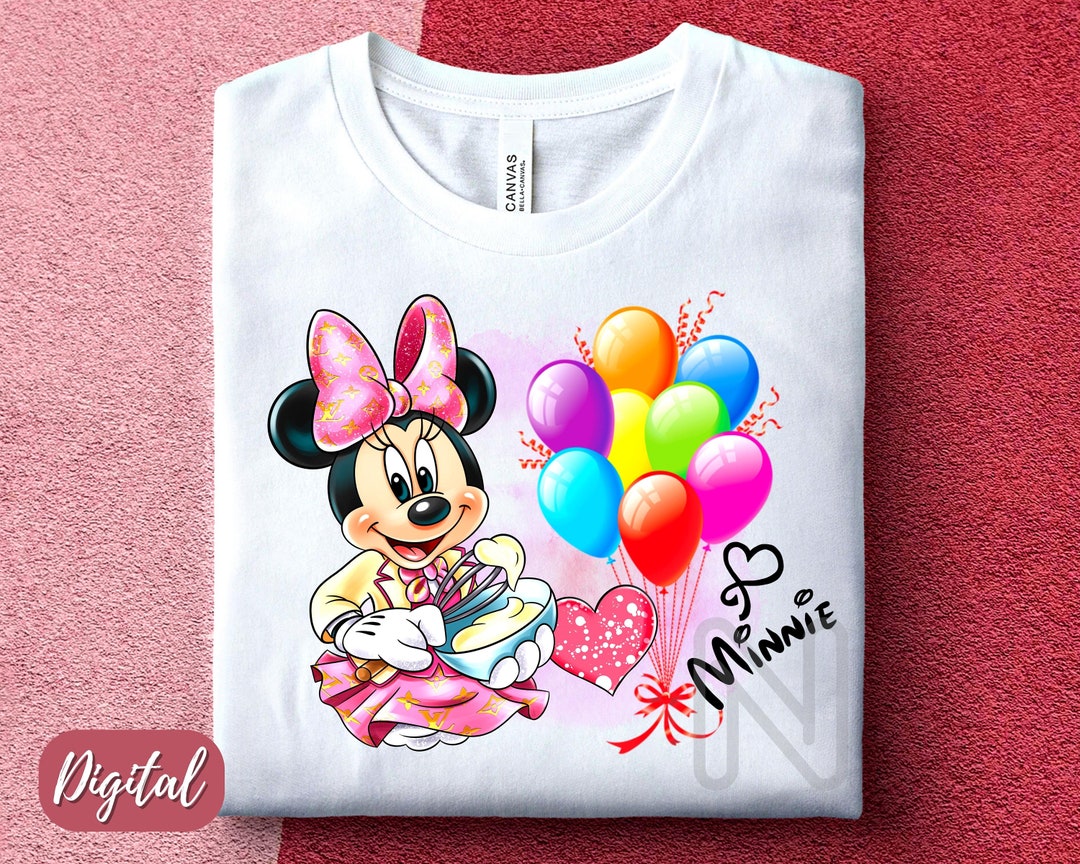 Minnie Mouse Sublimation PNG Minnie Birthday Party Shirt - Etsy