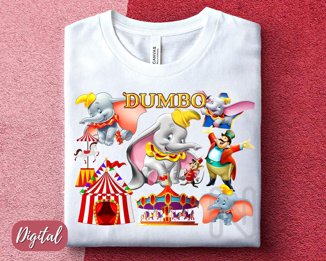 Dumbo Circus Sublimation PNG Dumbo Baby Shower Baby - Etsy