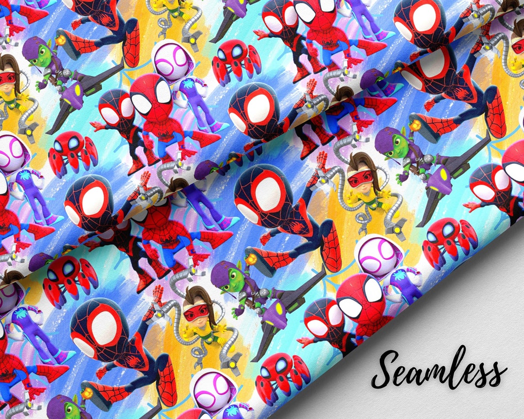 Spidey and His Amazing Friends Seamless Papers Spidey Digital - Etsy