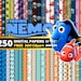 12 Finding Nemo Digital Papers 300 DPI Maximum Quality, Finding Nemo ...