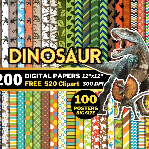 Dinosaur Posters - Etsy