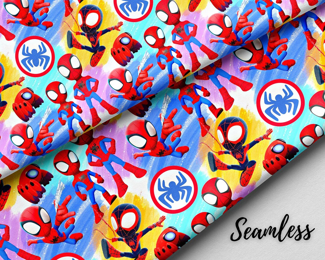 Spidey and His Amazing Friends Seamless Papers Spidey Digital - Etsy