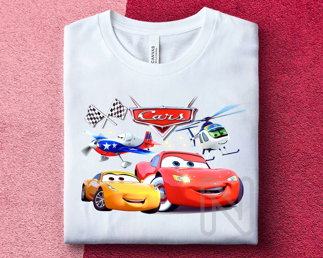 Cars Plane Sublimation PNG, Lightning Mcqueen, Cars Birthday Party ...
