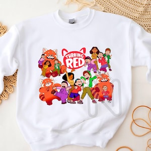 Turning Red Sublimation PNG, Turning Red Panda, Birthday Party Shirt ...
