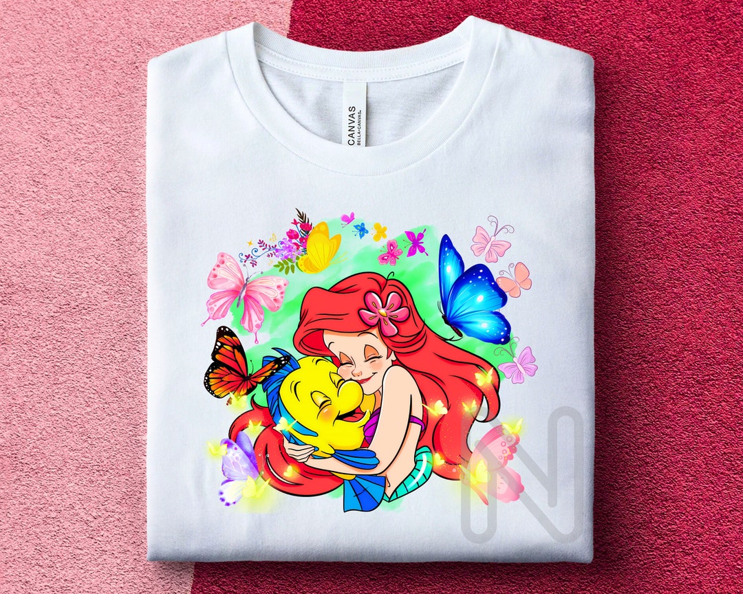 Little Mermaid Sublimation PNG, Mermaid Ariel, Underwater Princess ...