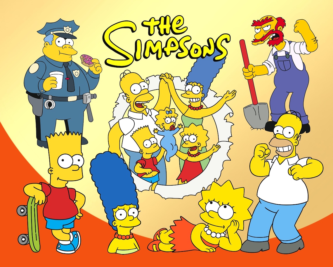The Simpsons SVG Bundle, Simpsons Clipart PNG, the Simpsons Family ...