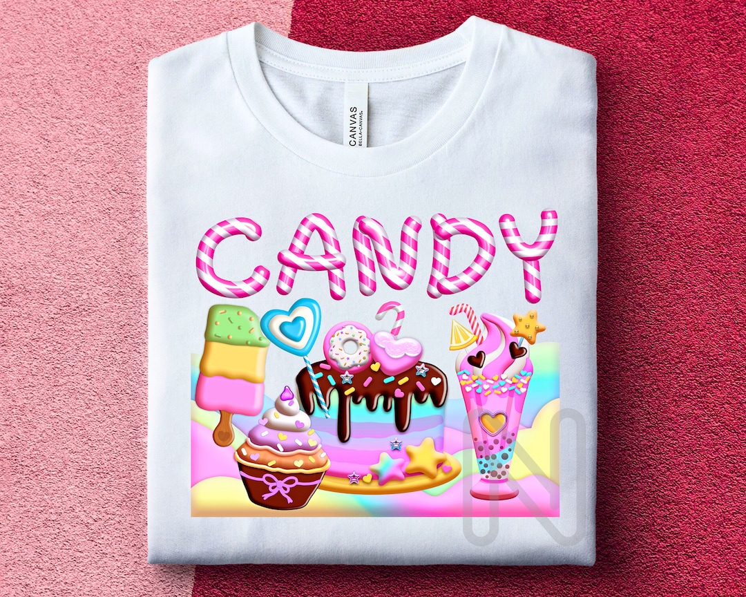 Sweet Candy Party PNG, Candy Party Shirt, Birthday Girl T-shirt ...