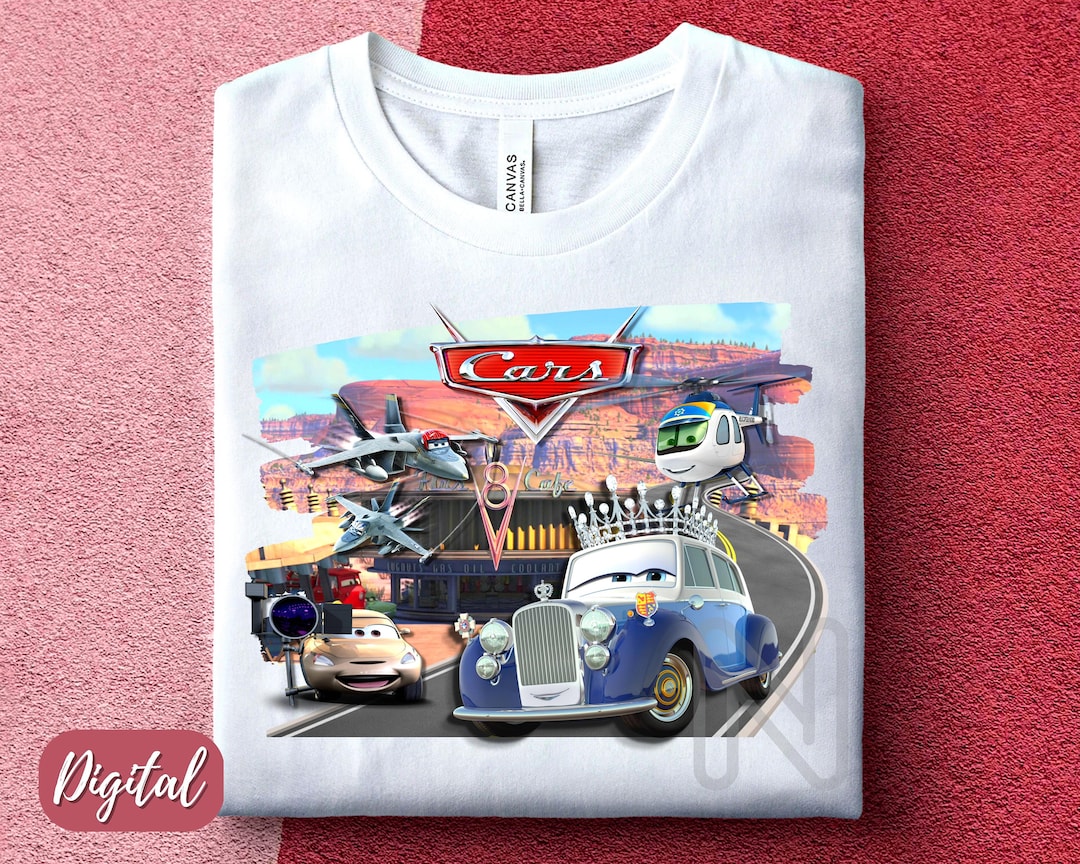 Cars Planes Sublimation PNG Lightning Mcqueen Birthday Shirt - Etsy