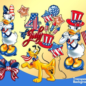 Mickey 4th July Clipart PNG, American Independence Day, Mickey Mouse ...