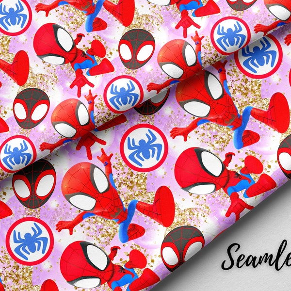Spidey and His Amazing Friends Digital Paper - Etsy New Zealand