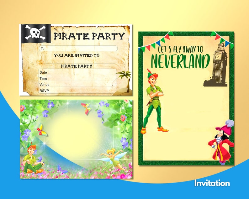 Peter Pan Clipart PNG, Peter Pan SVG Bundle, Magic Boy, Captain Hook ...