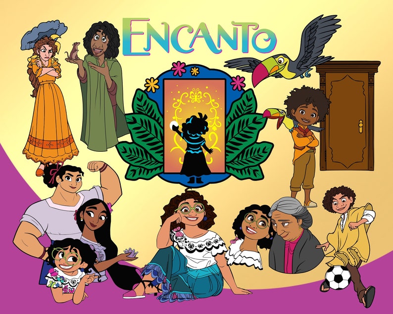 Encanto SVG Bundle Encanto Layered SVG Encanto Clipart PNG - Etsy