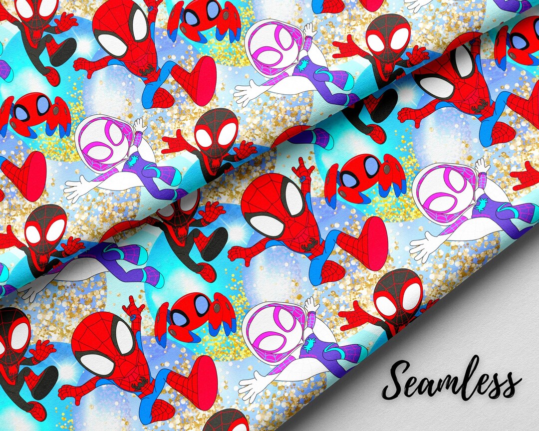 Spidey and His Amazing Friends Seamless Papers Marvel Spidey - Etsy