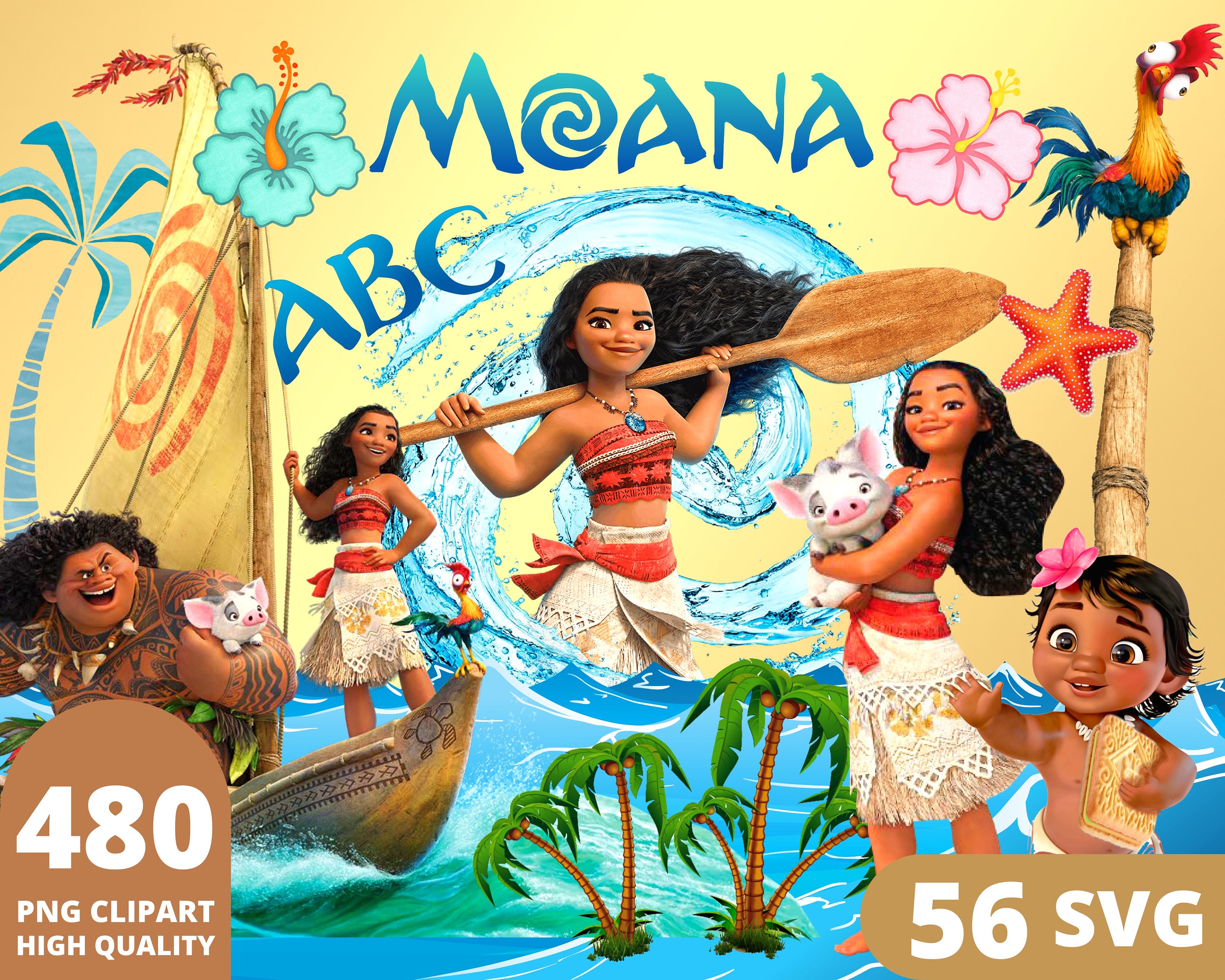 Moana Waves Clipart