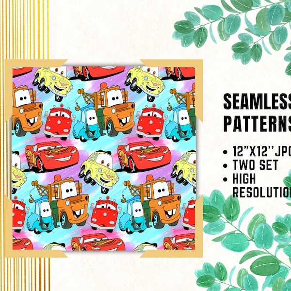 Lightning Mcqueen Wrapping Paper - Etsy
