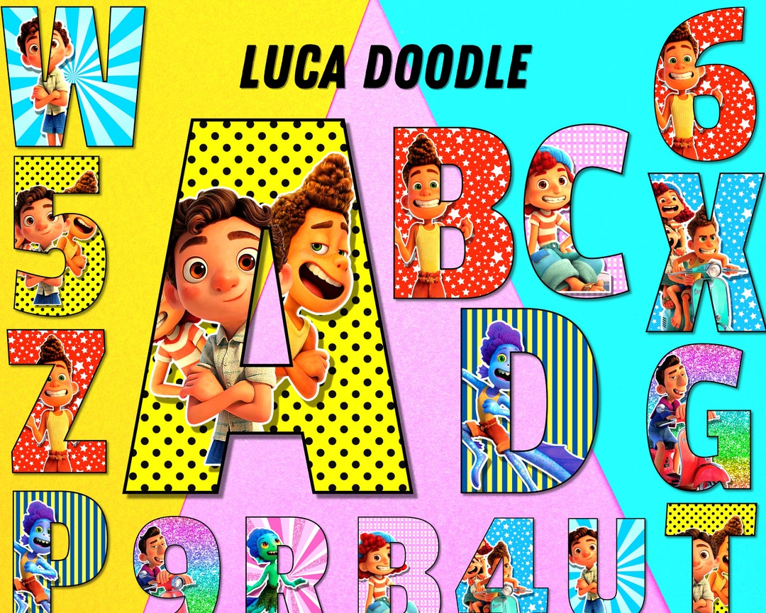 Luca doodle Alphabet, Luca Paguro, Alberto Scorfano, Ercole Visconti ...