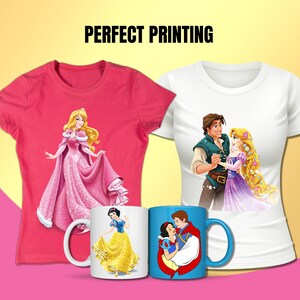 Princess Clipart PNG, Princess PNG Bundle, Cinderella Tiana Raya Belle ...