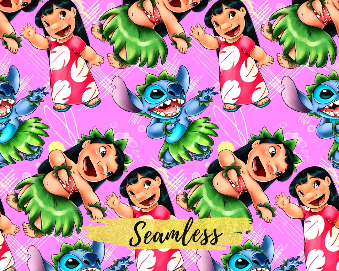 Lilo and Stitch Seamless Papers Stitch Digital Papers - Etsy