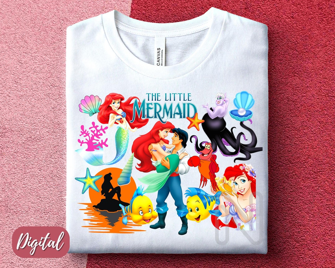 Little Mermaid Sublimation PNG Mermaid Ariel Underwater - Etsy