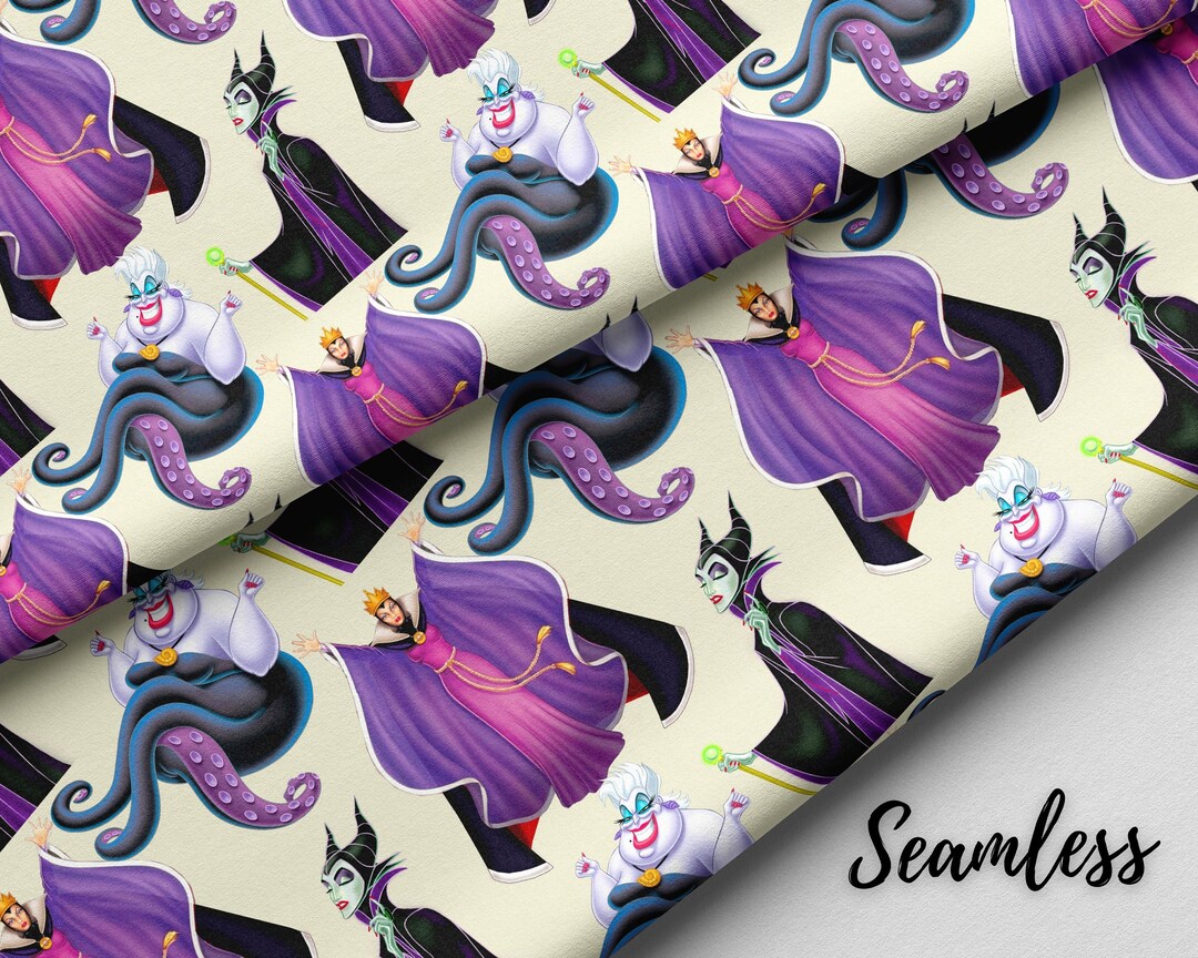 Villains Seamless Papers Villains Digital Papers Evil Queen - Etsy