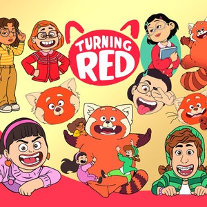 Turning Red SVG Bundle, Turning Red Clipart PNG, Mei Lee Cut Files ...
