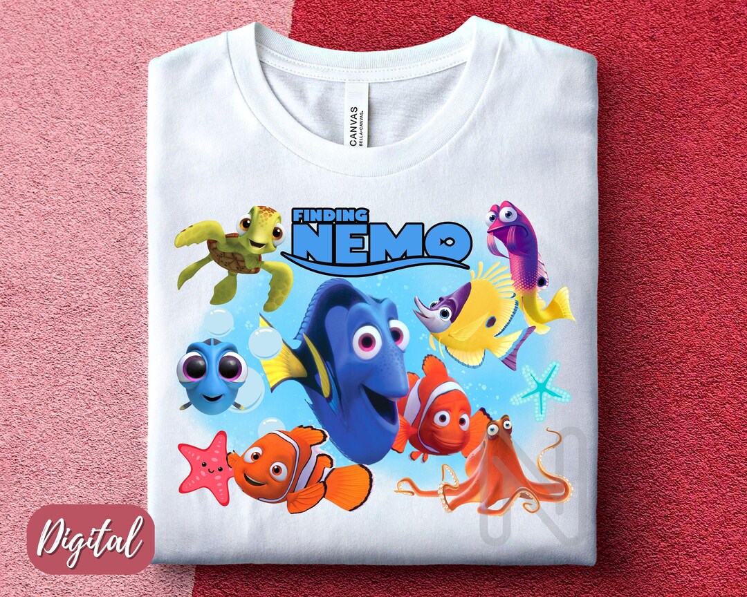 Finding Nemo Sublimation PNG, Finding Clownfish, Birthday Gifts, Fish ...