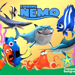 Finding Nemo PNG Clipart, Nemo SVG, Finding Clownfish, Fish Nemo ...