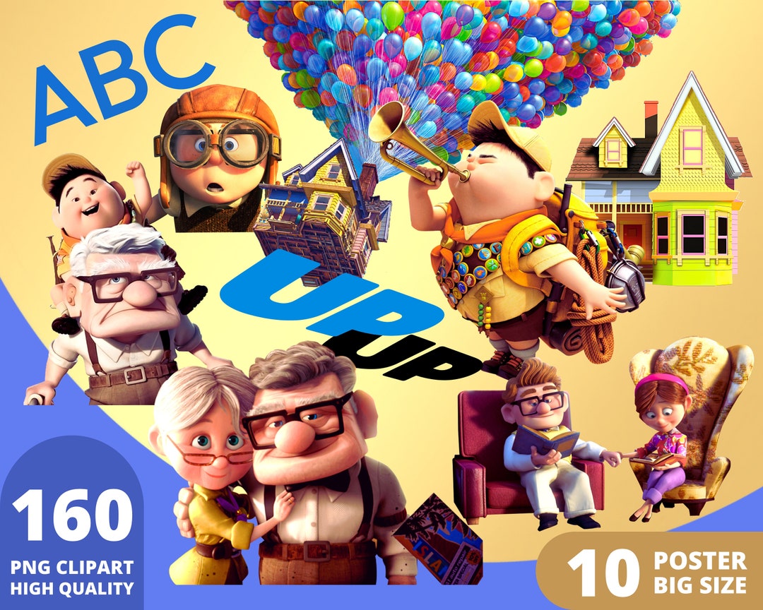 Up Clipart PNG, Up Sublimación, Impresión de imágenes prediseñadas de ...