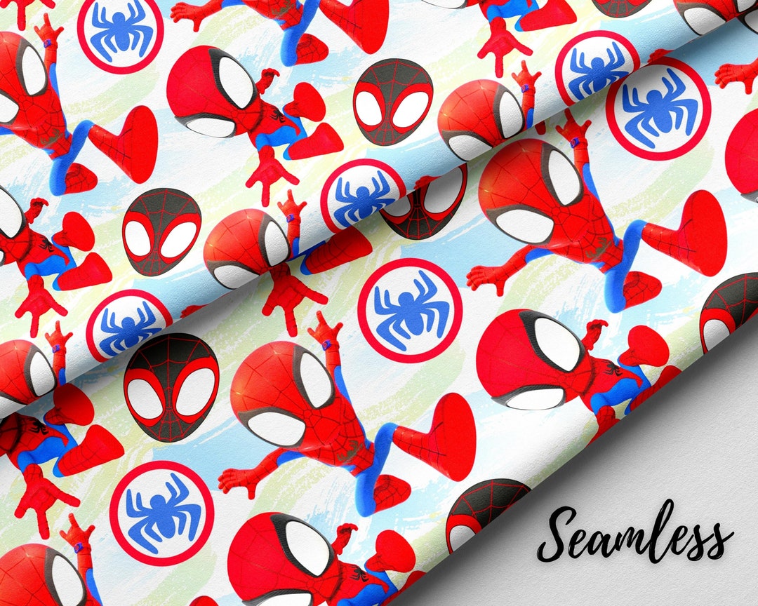 Spidey and His Amazing Friends Seamless Papers Spidey Digital - Etsy