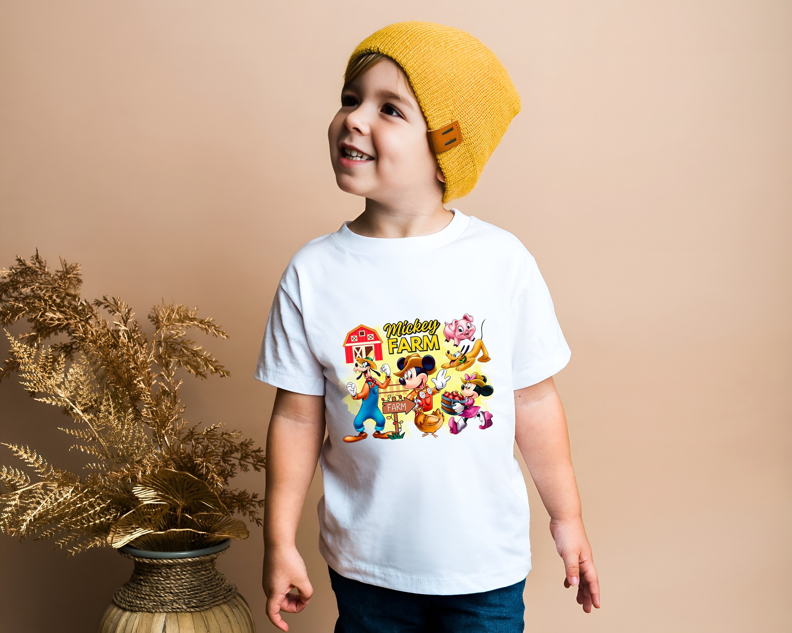 Mickey Farm Sublimation PNG, Mickey Farming Theme, Mickey and Friends ...