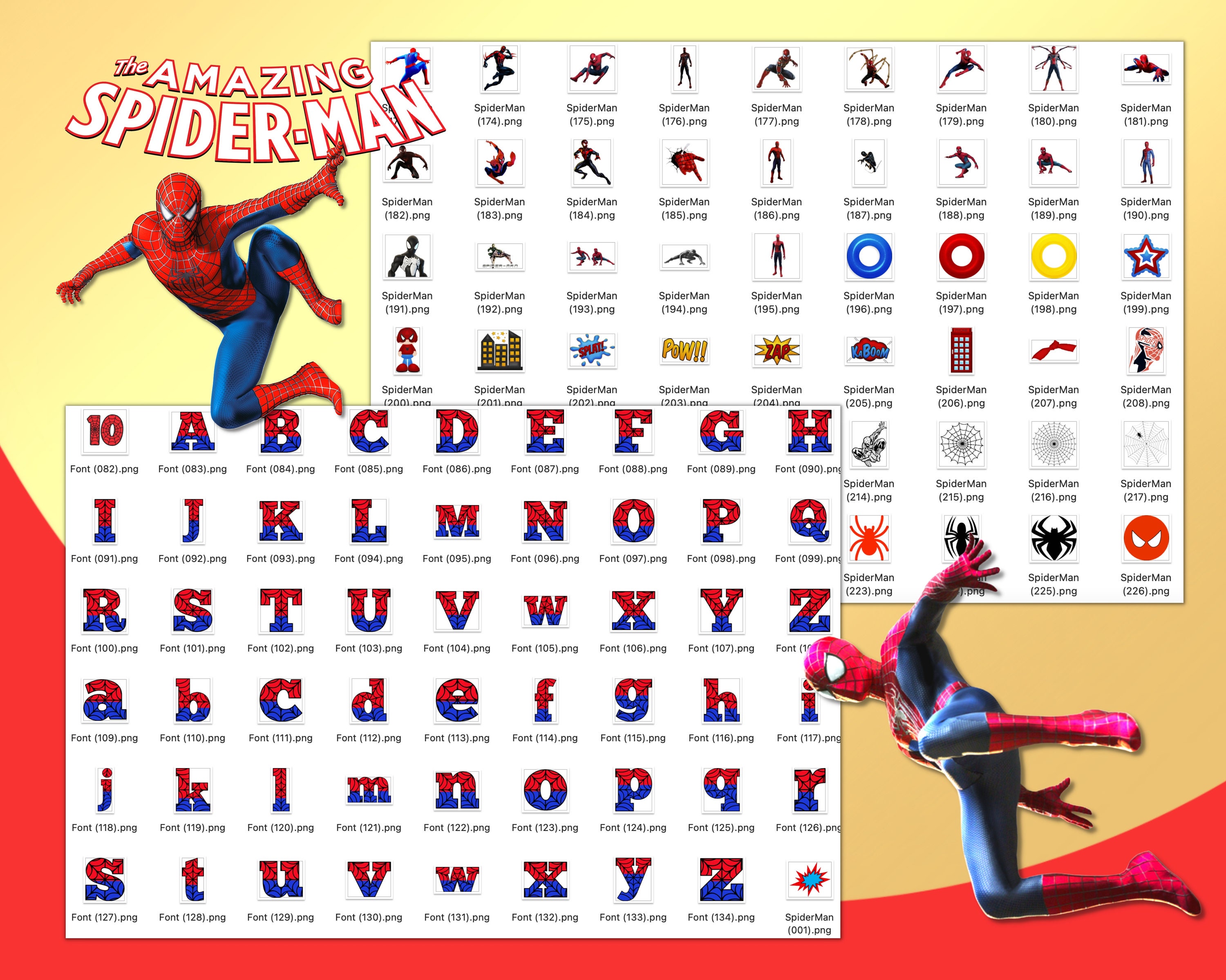 Spider-man Clipart PNG, Superhero Spiderman SVG, Avengers Spiderman ...