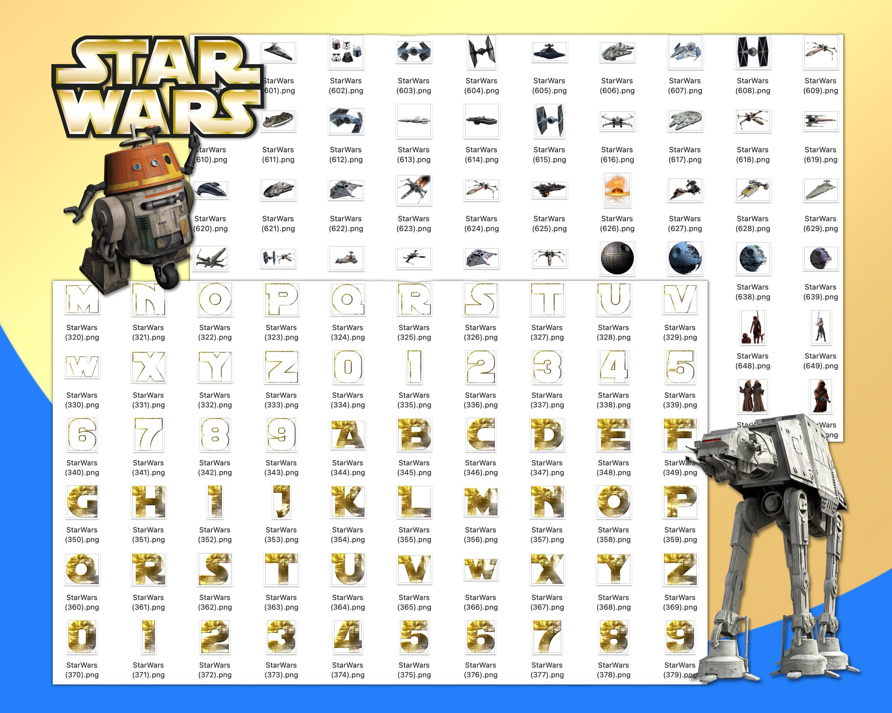 Star Wars Clipart PNG, Star Wars Posters, Squad Goal, Darth Vader, Yoda ...