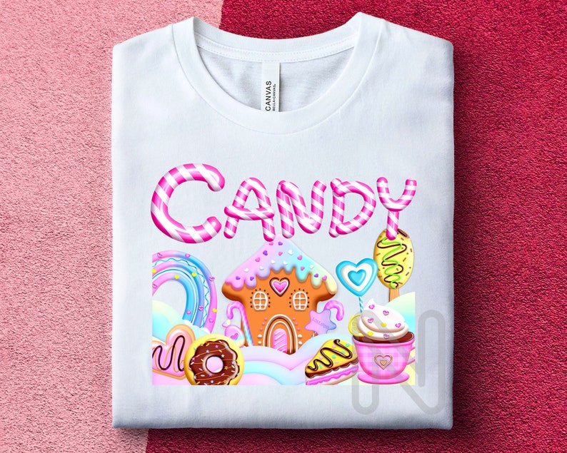 Sweet Candy Party PNG, Candy Birthday Party Shirt, Girls Tshirt Designs ...