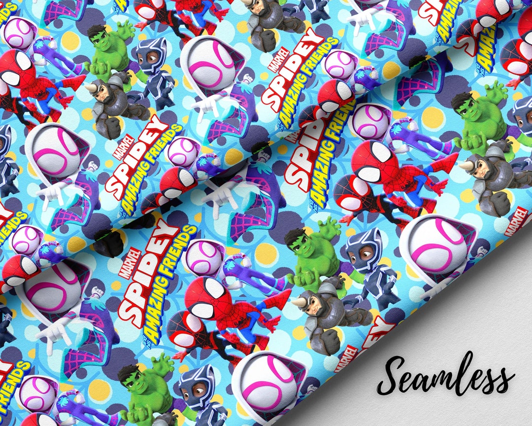 Spidey and His Amazing Friends Seamless Papers Spidey Digital - Etsy