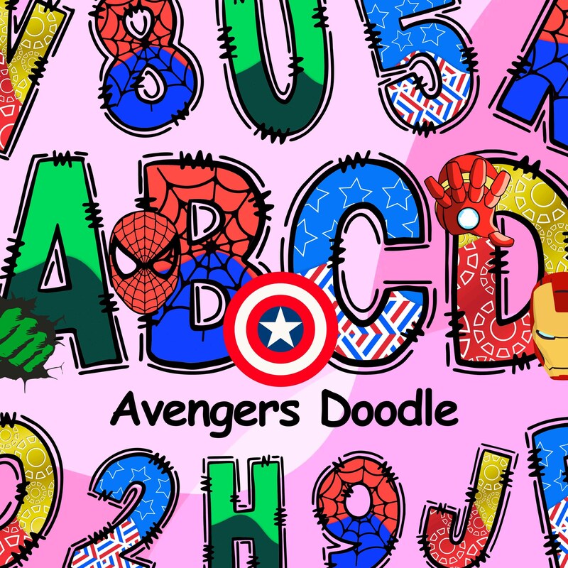 Avengers Letters - Etsy