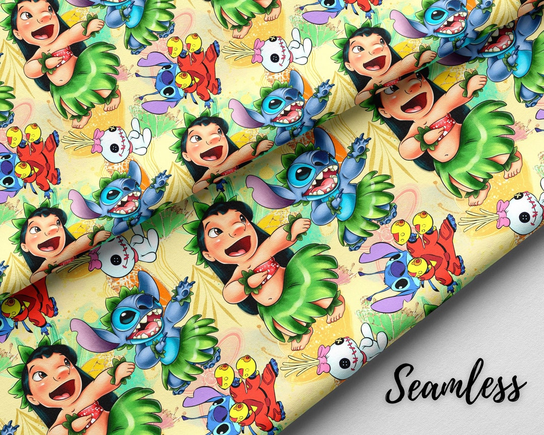 Lilo and Stitch Seamless Papers Stitch Digital Papers - Etsy