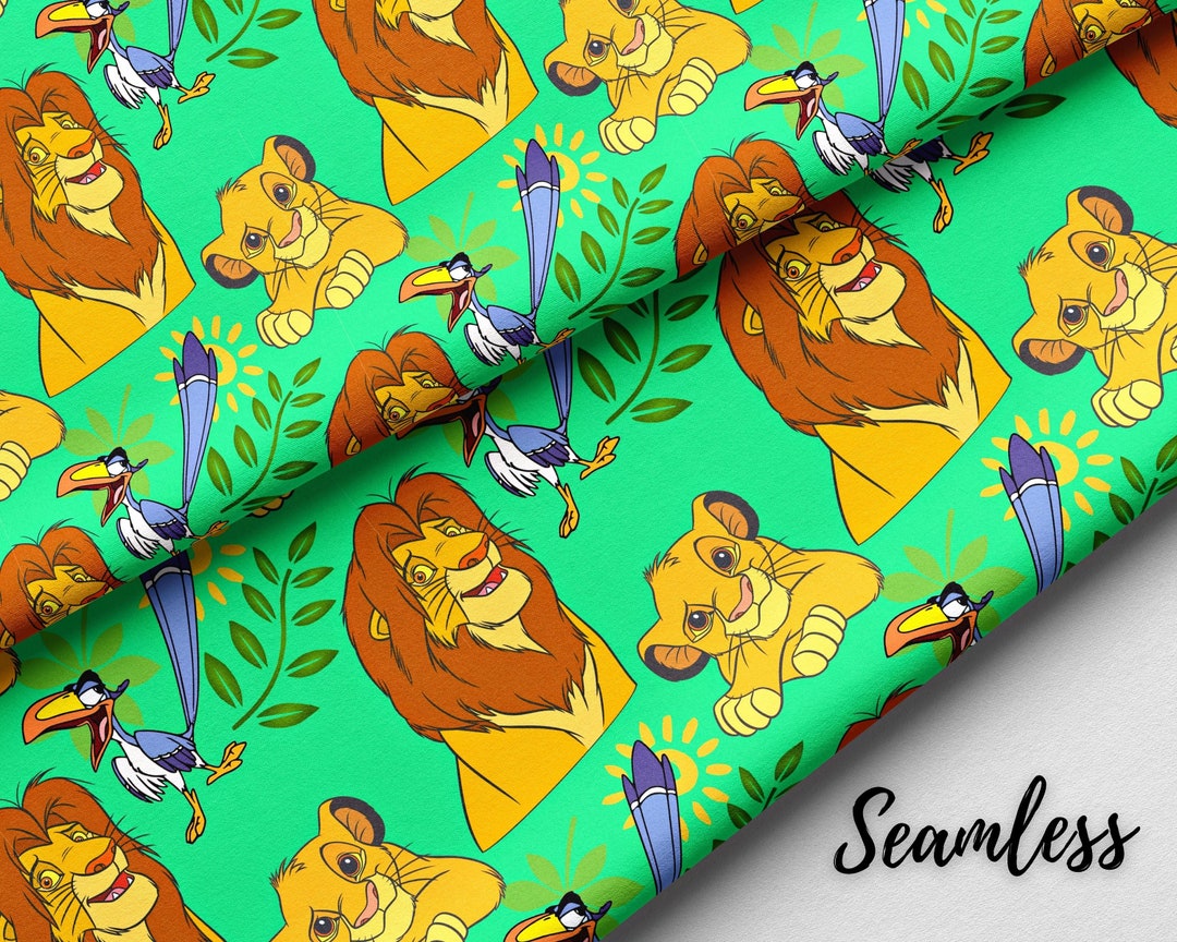 Lion King Seamless Papers Lion Theme Digital Papers Simba - Etsy